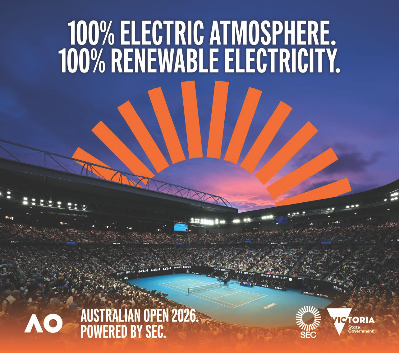 SEC - SEC aces Australian Open with 100% renewable electricity on ...